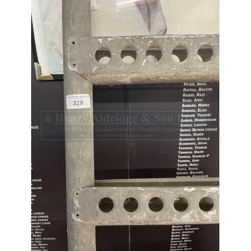 Militaria: RAF aluminium folding ladder believed from RAF bo... | Barnebys