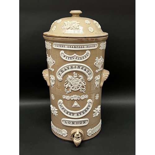 Large antique Doulton for P.H. Atkins and Co., patent charcoal block ...