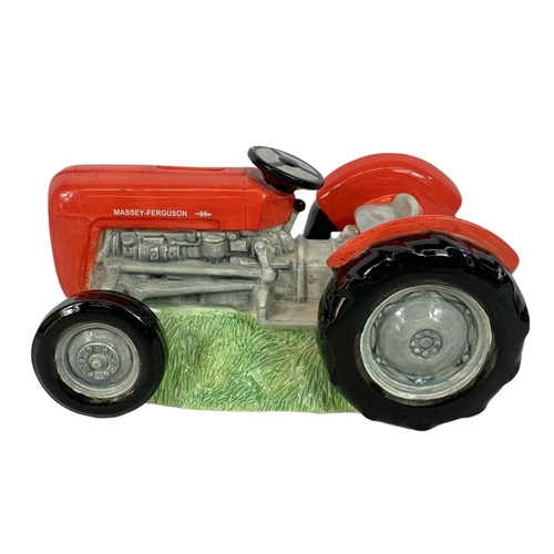 Large Border Fine Arts pottery tractor. The Massey Collection. 24cm