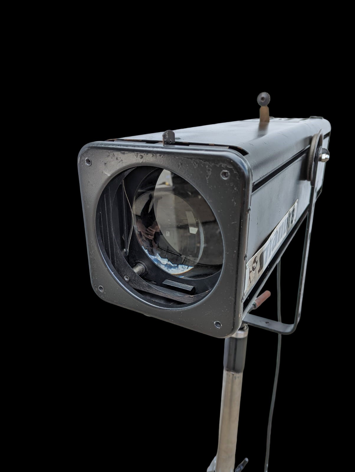 Strand T84 stage light on tripod stand, 144cm